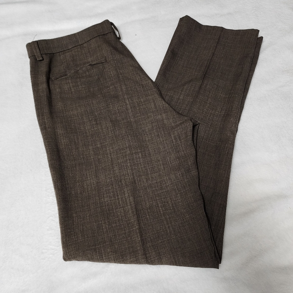 Haggar | Pants | Mens Haggar H26 Dress Pants 34x34 Brown | Poshmark